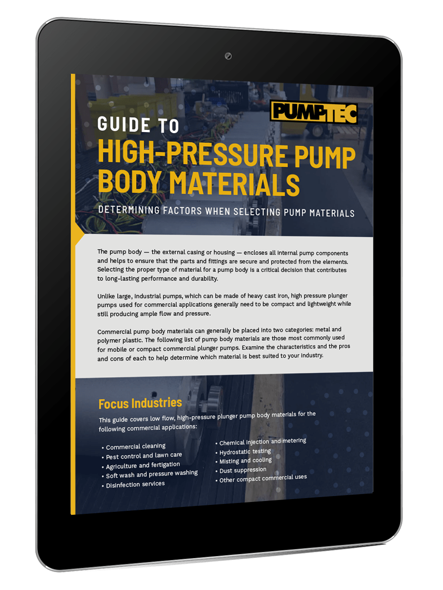 Selecting Pump Casing Materials Guide | Pumptec