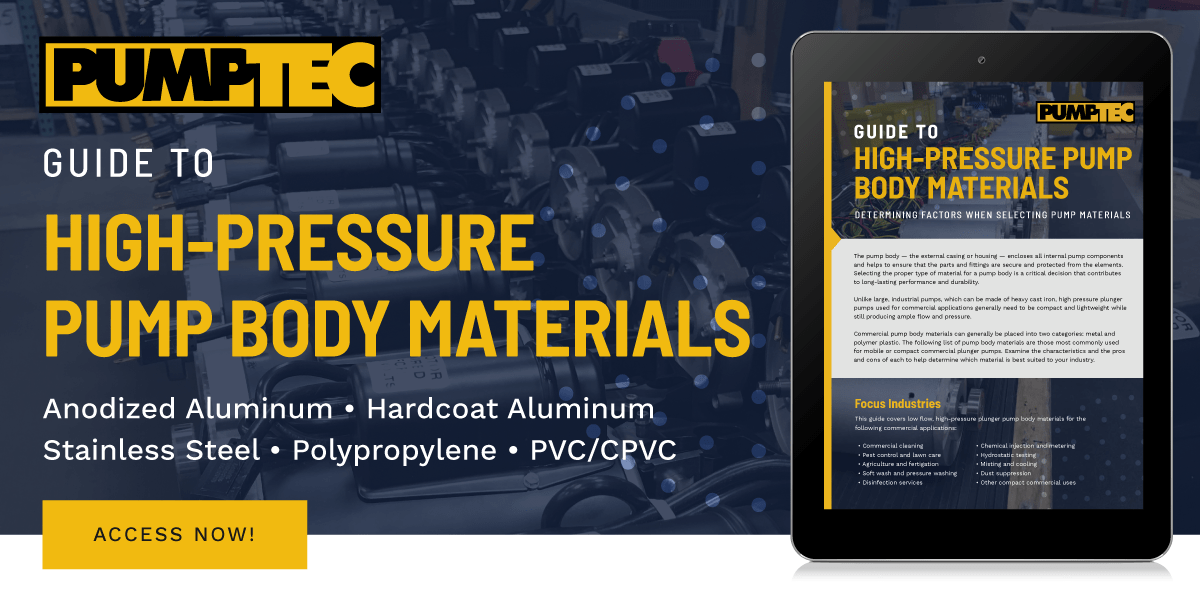 Selecting Pump Casing Materials Guide | Pumptec
